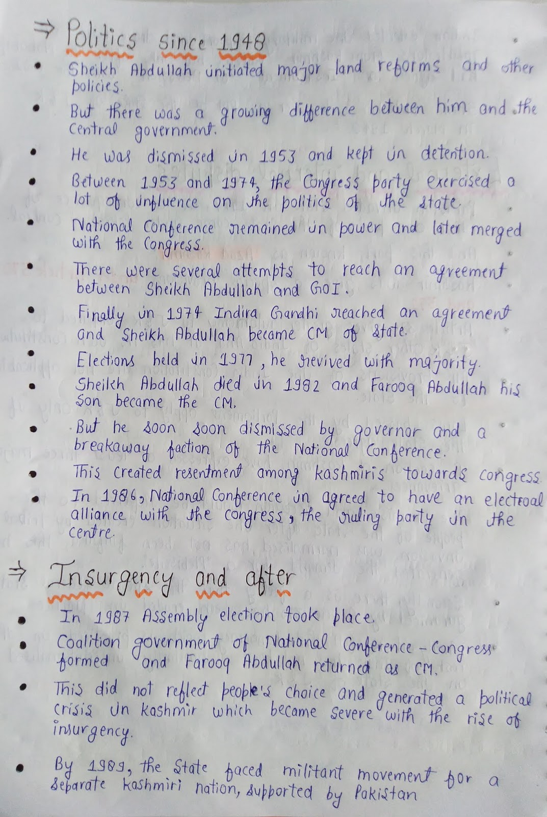 Studyship with Krati: CLASS 12TH NCERT POLITICAL SCIENCE NOTES