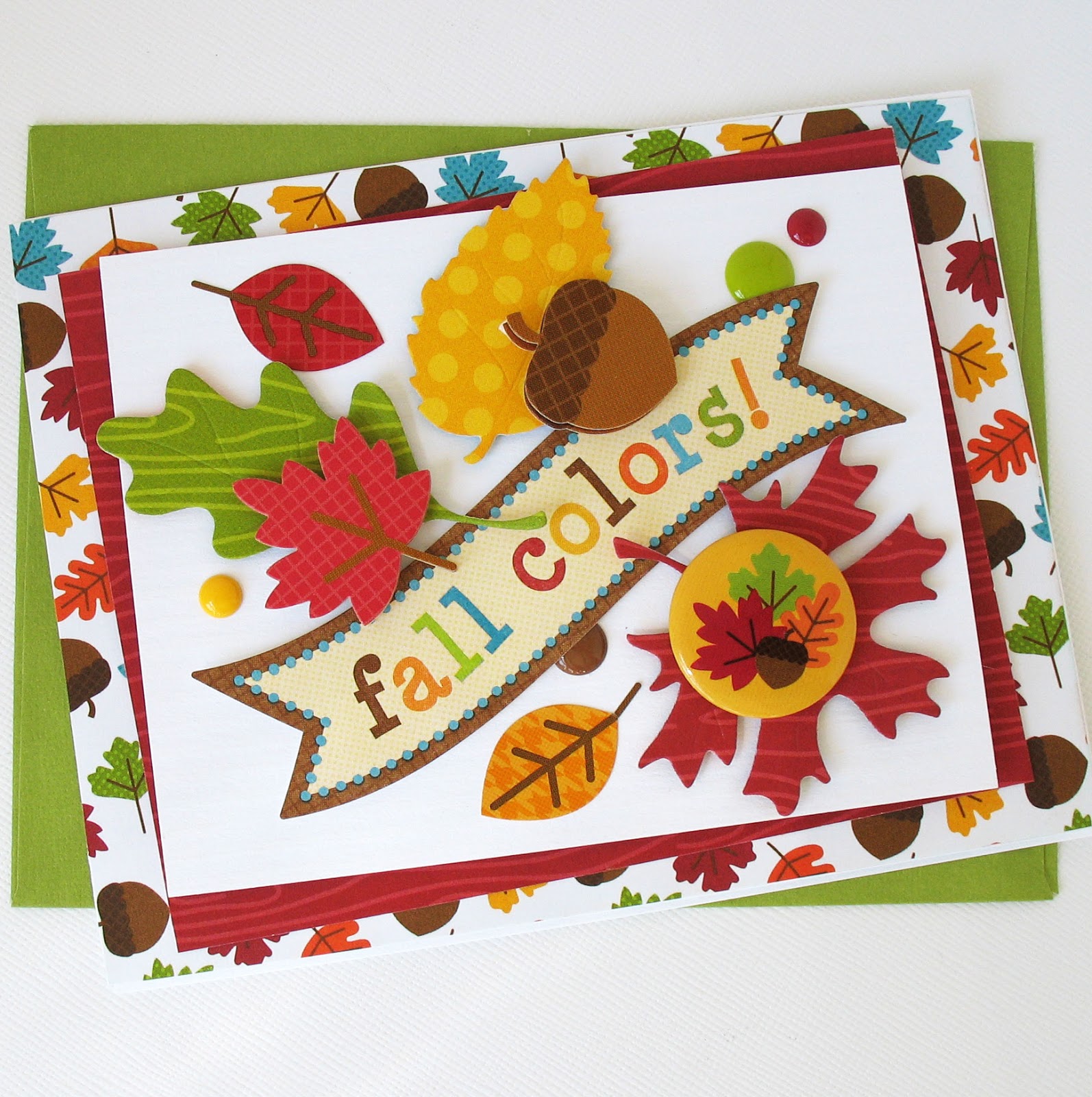 Card-Blanc by Kathy Martin: Fall Colors & Giveaway Reminder