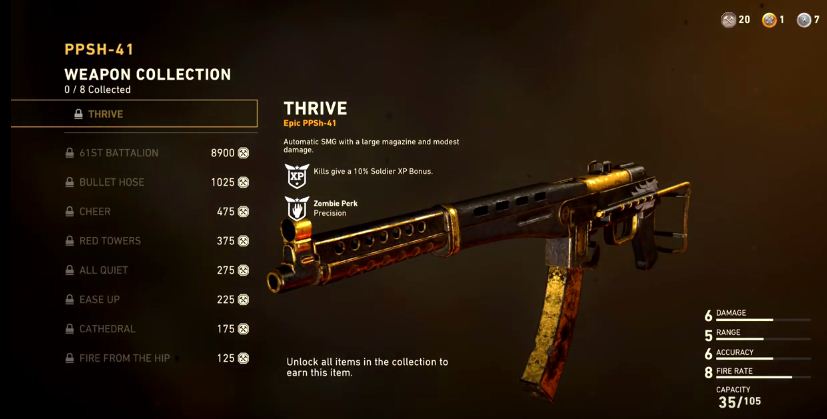 Call of Duty WW2 Epic Weapons Perks and Bonuses Guide