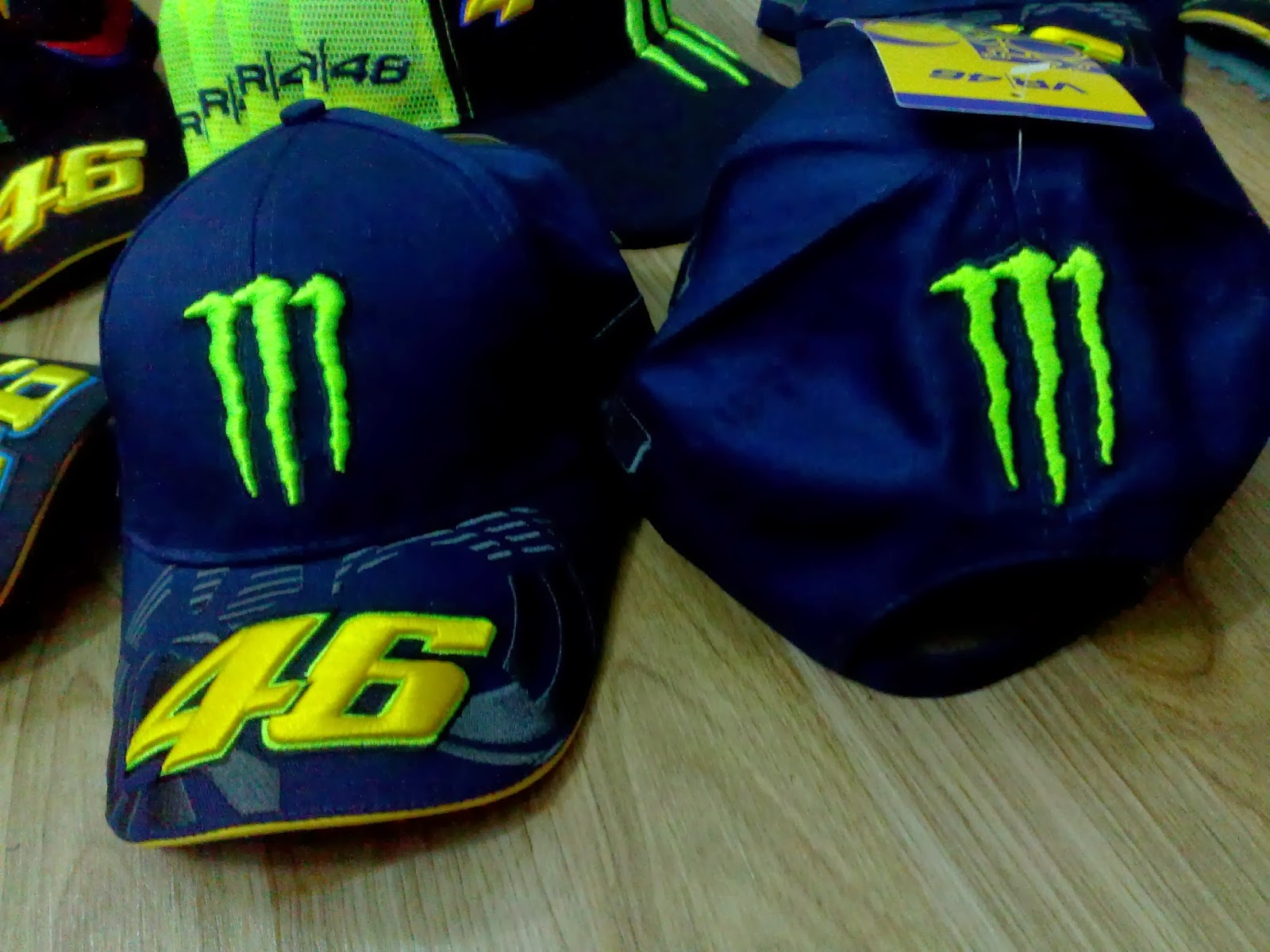MONSTER 46 NAVY BLUE CAP | motogpf1store.com