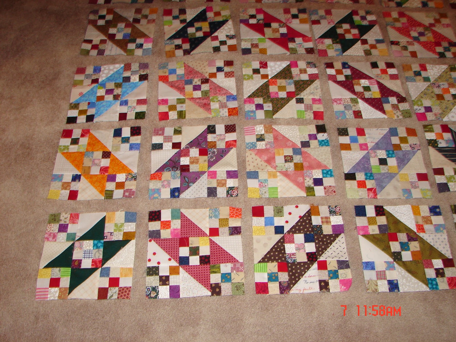 JulieKQuilts: Tumalo trails...blocks are all complete!