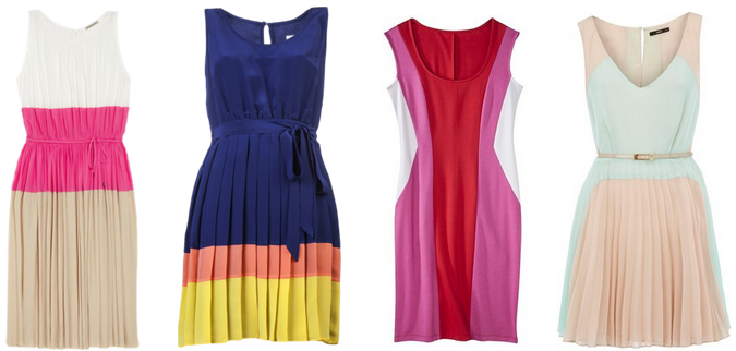 Thursday Trend: Color-Block Dresses - Sparkles and Shoes