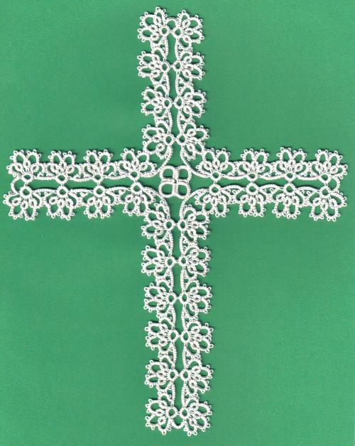 Sharon's Tatted Lace: Easter Cross