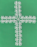 Sharon's Tatted Lace: Easter Cross