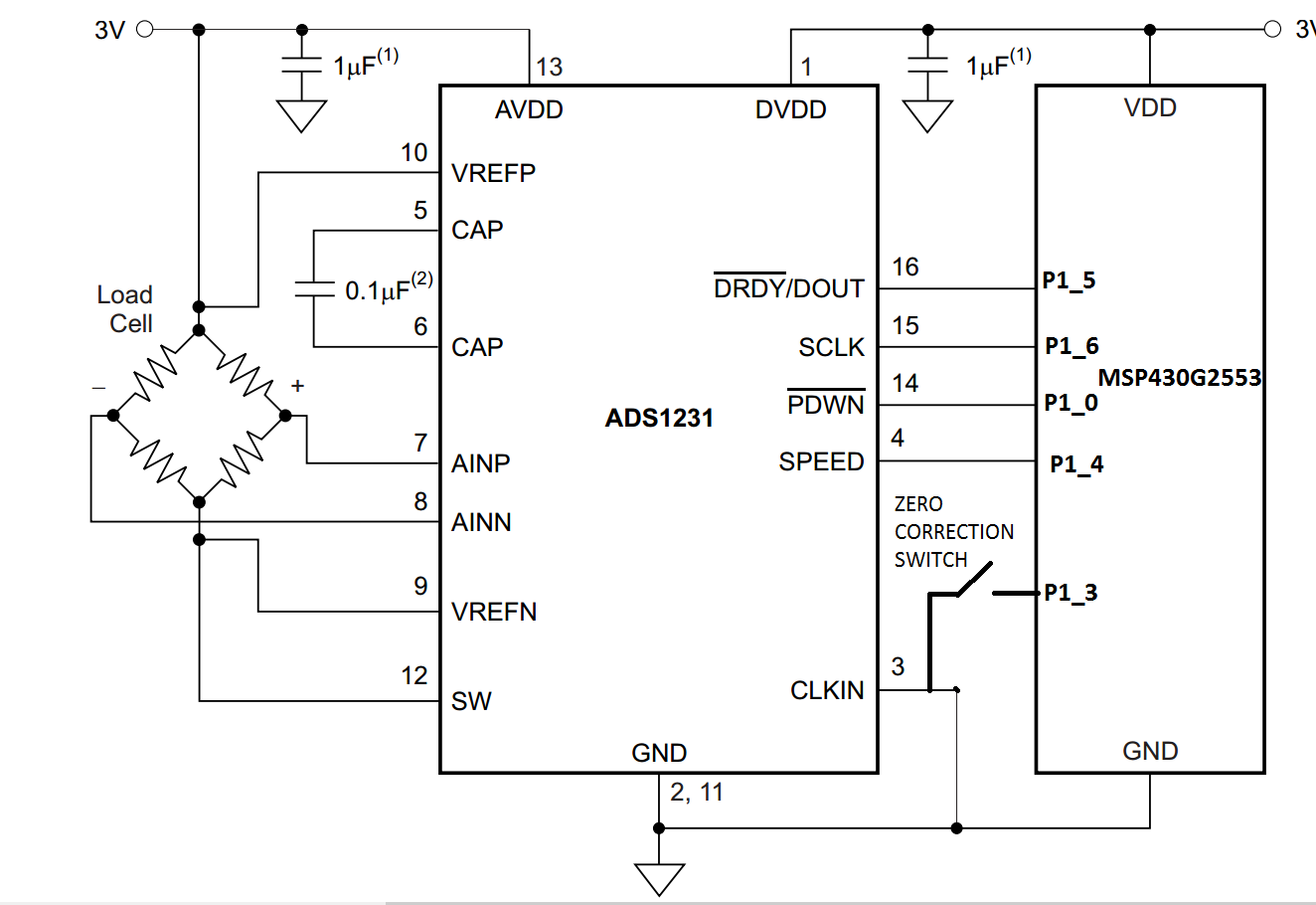 LOAD CELL INTERFACING USING ADS1231 AND MSP430 LAUNCHPAD (MSP430G2553 ...
