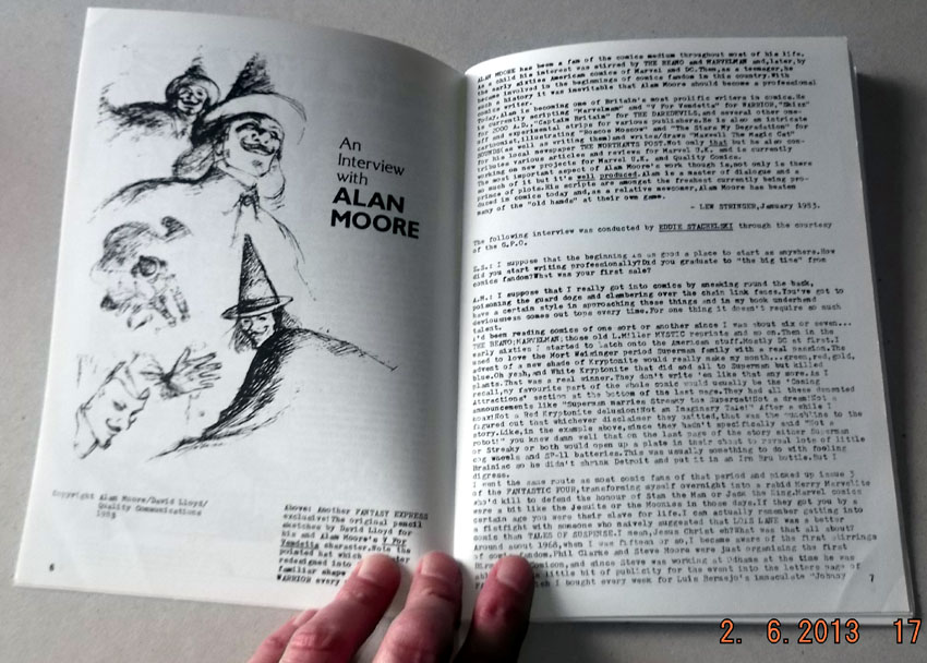 Lew Stringer Comics: Fantasy Express and the early career of Alan Moore