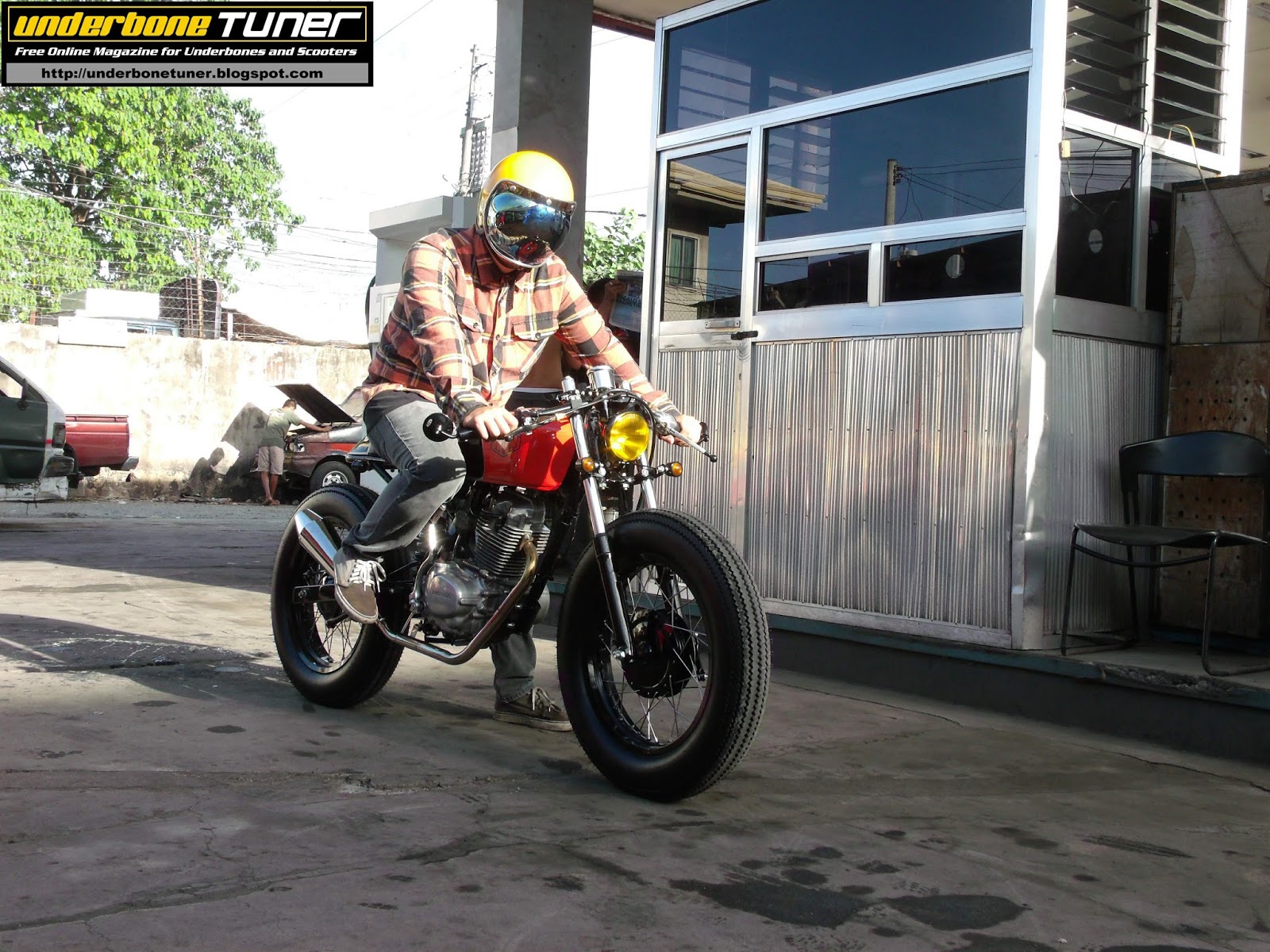 underbone tuner: Built like a Bullet: Honda TMX Cafe Racer by Revolt Cycles