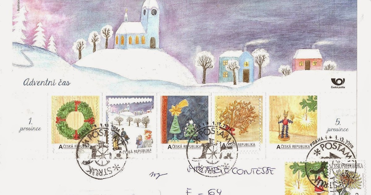 Mon Blog Timbré: Advent calendar's stamps in Czech Republic