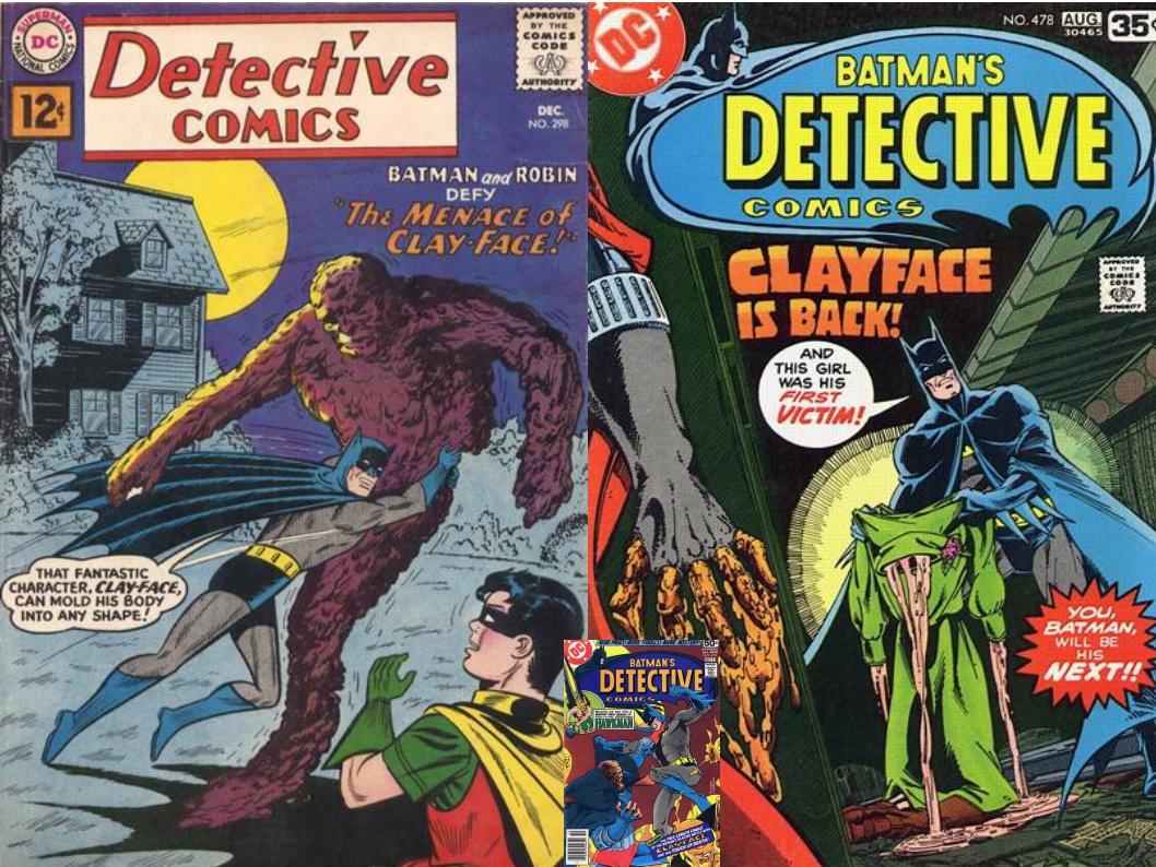 Dave's Comic Heroes Blog: Batman Vs. The Original Clayface