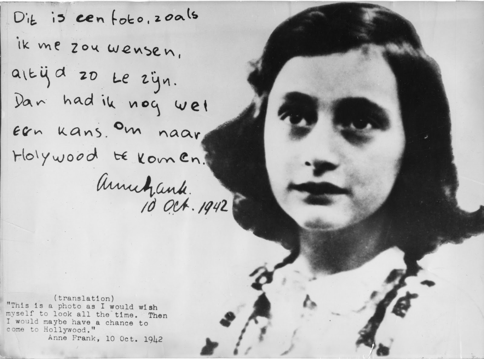 The chronicle disease: Anne Frank