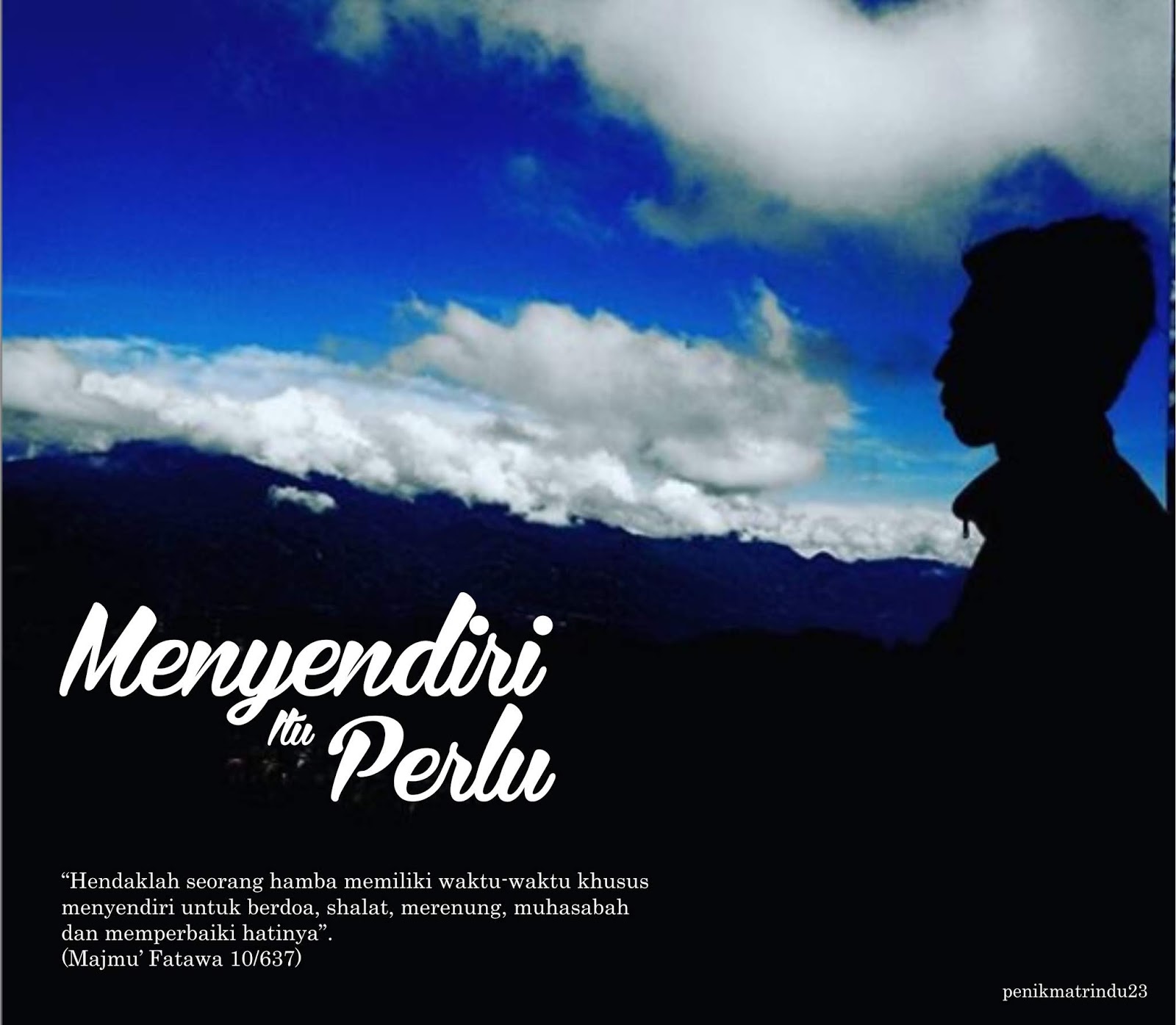 60 Kata Kata Menyendiri Dalam Kegelapan