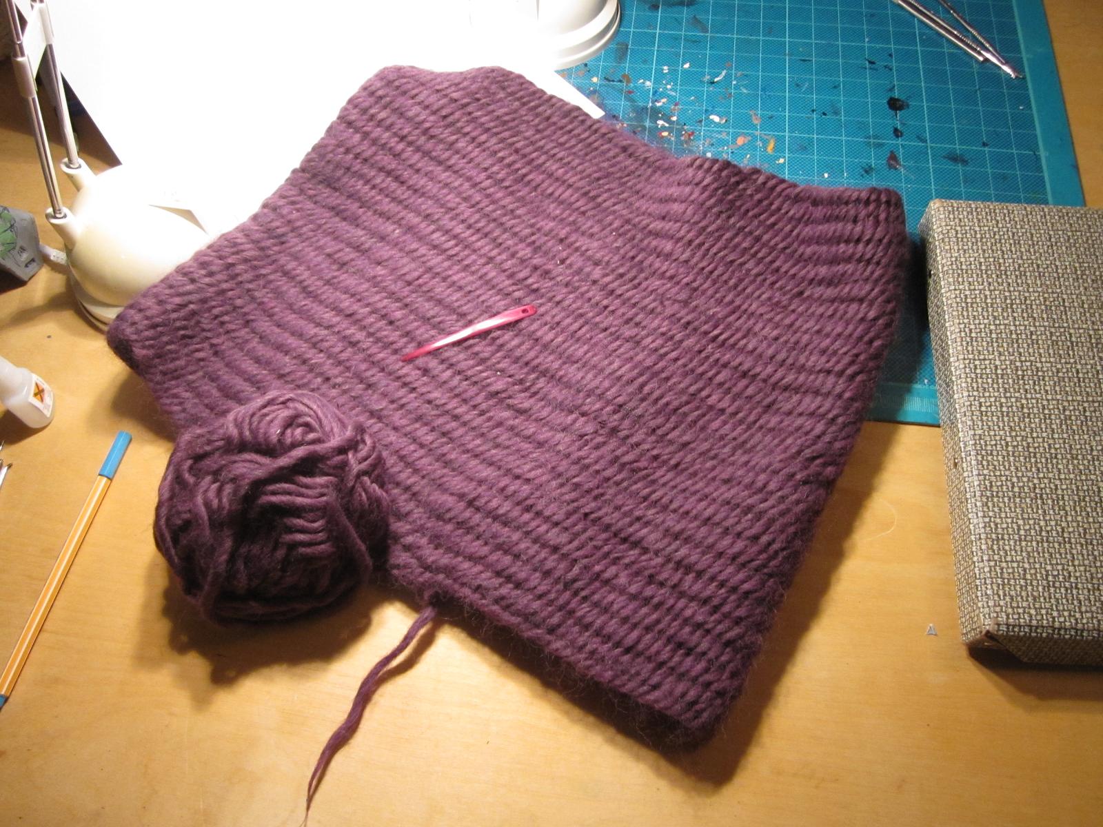 Handicraft by Agis: The Fny Method: Needlebinding a sweater