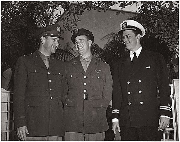 1944. Speaking With Colonel Elliott Roosevelt