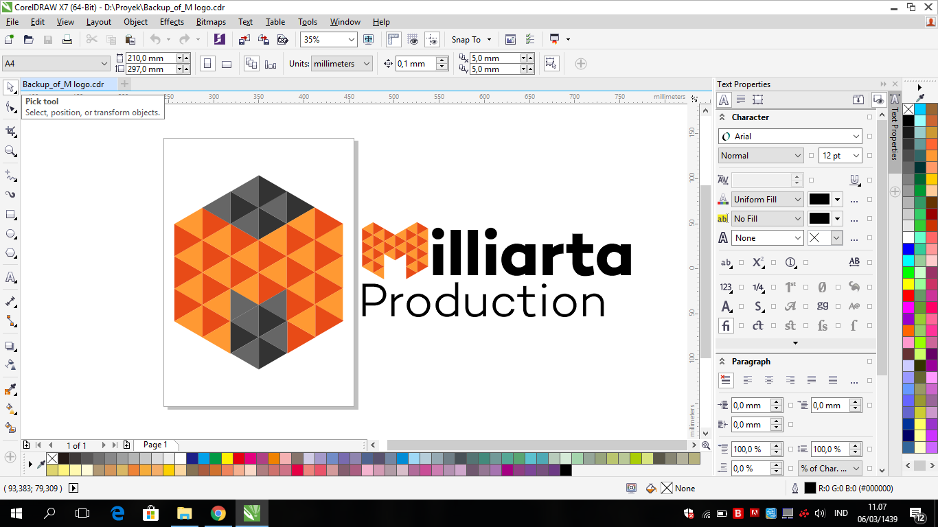 Tips Buat Logomu Sendiri - Milliarta Production