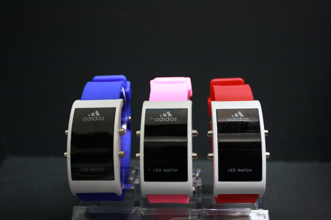 L.O.V.E Replica: Colourful Adidas LED Watches