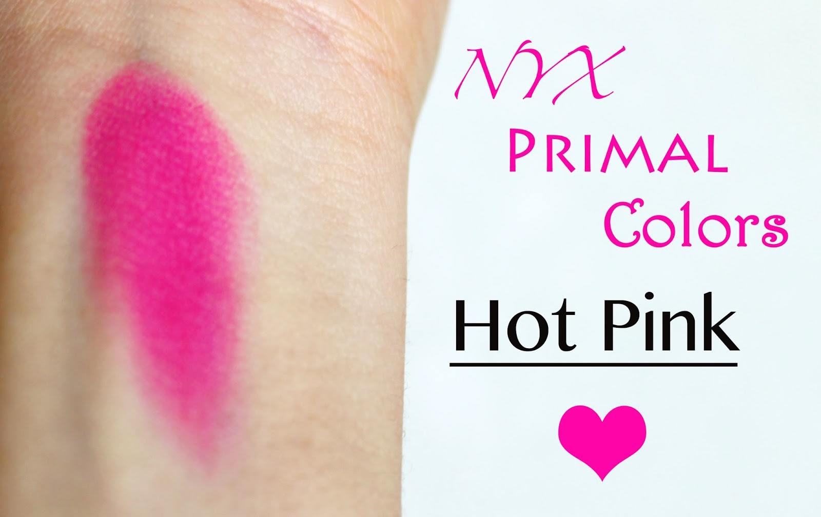 Glamour By Lexi R: NYX Primal Colors Review