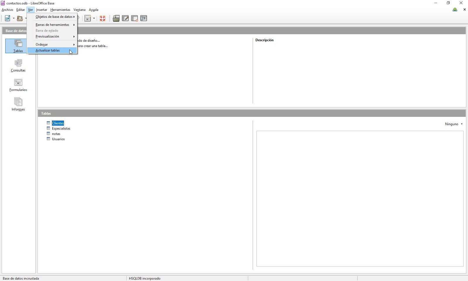 alterar CONSTRAINT de una tabla con SQL en LibreOffice Base (XXVII ...