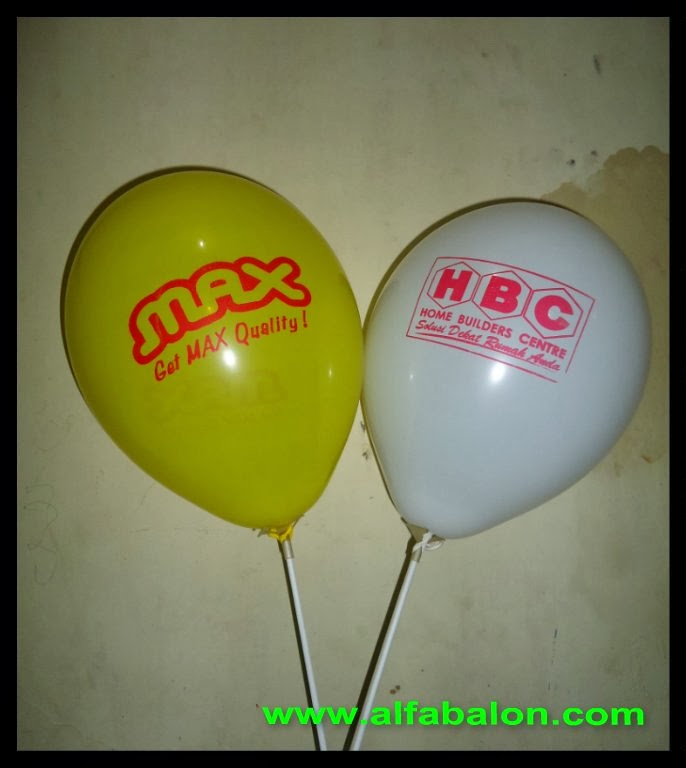 BALON SABLON, BALON PRINTING, CETAK BALON | Balon Bogor | Alfa Balon
