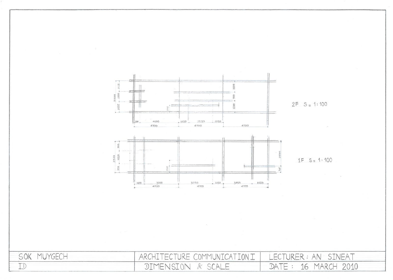 Arts & Architecture: Basic Working Drawing