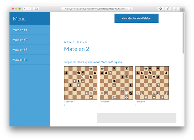 Chess y Menu - (Parte I) - Parte Web HTML5 ~ Java y Android en blogspot