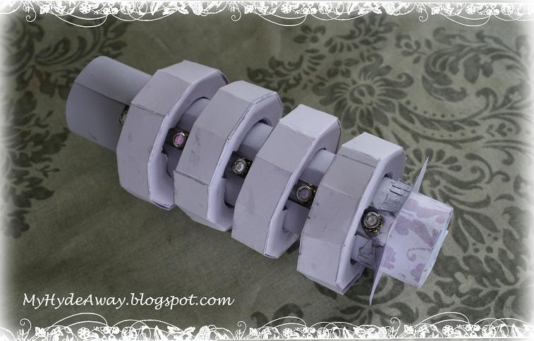 My Craft and Garden Tales: Crafting a Cryptex - tutorial with template