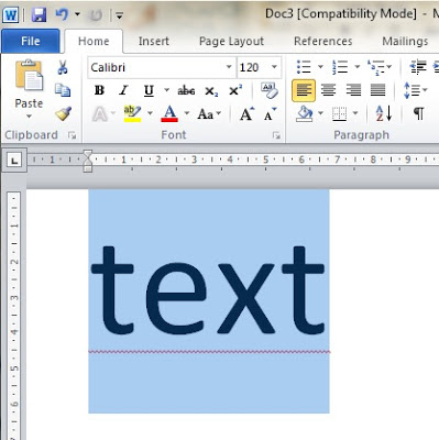 Trees and Dreams: How to enlarge fonts in Microsoft Word