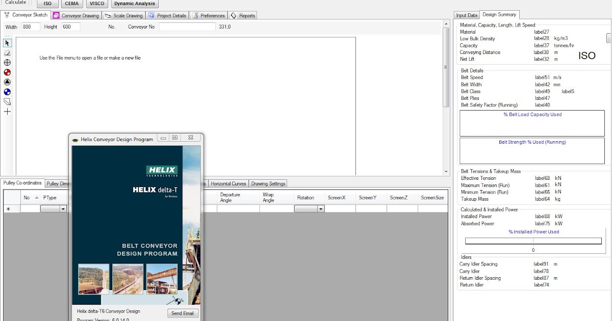 Warung Digital Murah: Helix Conveyor Design Software
