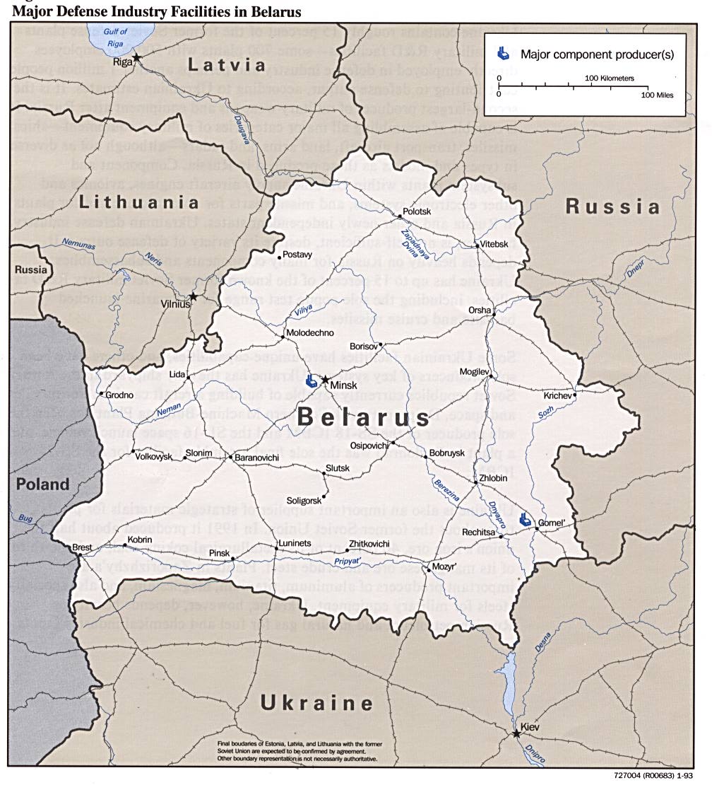 Mapas da Bielorrússia (Belarus) - Geografia Total™