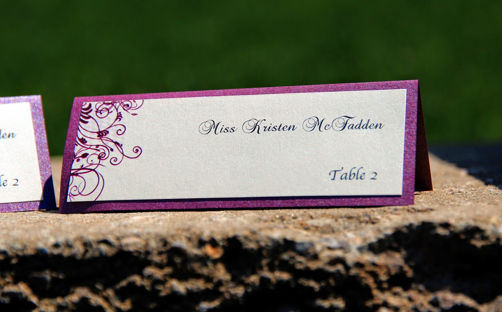 Scrapping Innovations: Deanna and Phil's wedding programs, place cards ...