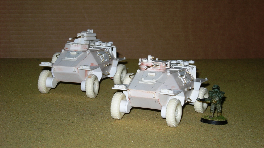 Irishserb's Miniatures Adventure: 28mm Sci-fi Recce Cars Update