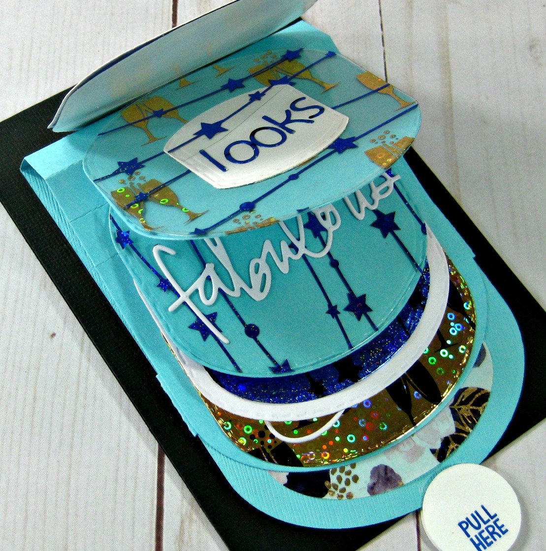 Karen's Kreative Kards: 40 Looks Fabulous On You Wonderfall Waterfall Card