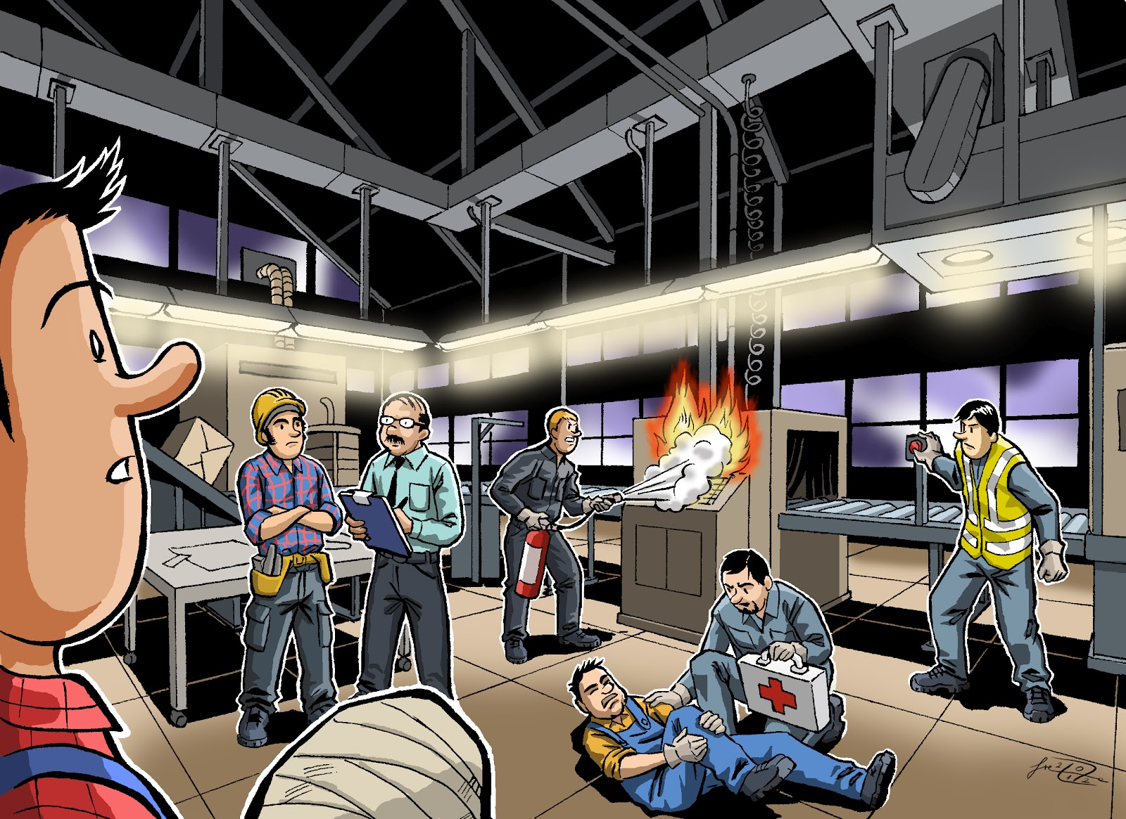 Nel segno della grafite: Sicurezza e Fumetti