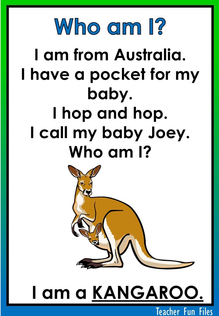 Teacher Fun Files: Reading about Animals for Kids