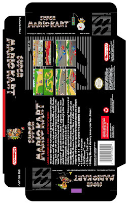 Super Nintendo Labels: Super Mario Kart - HD