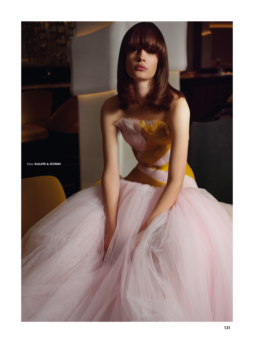 Daniela Didenko in Elle Vietnam October 2019 by Benjamin Kanarek