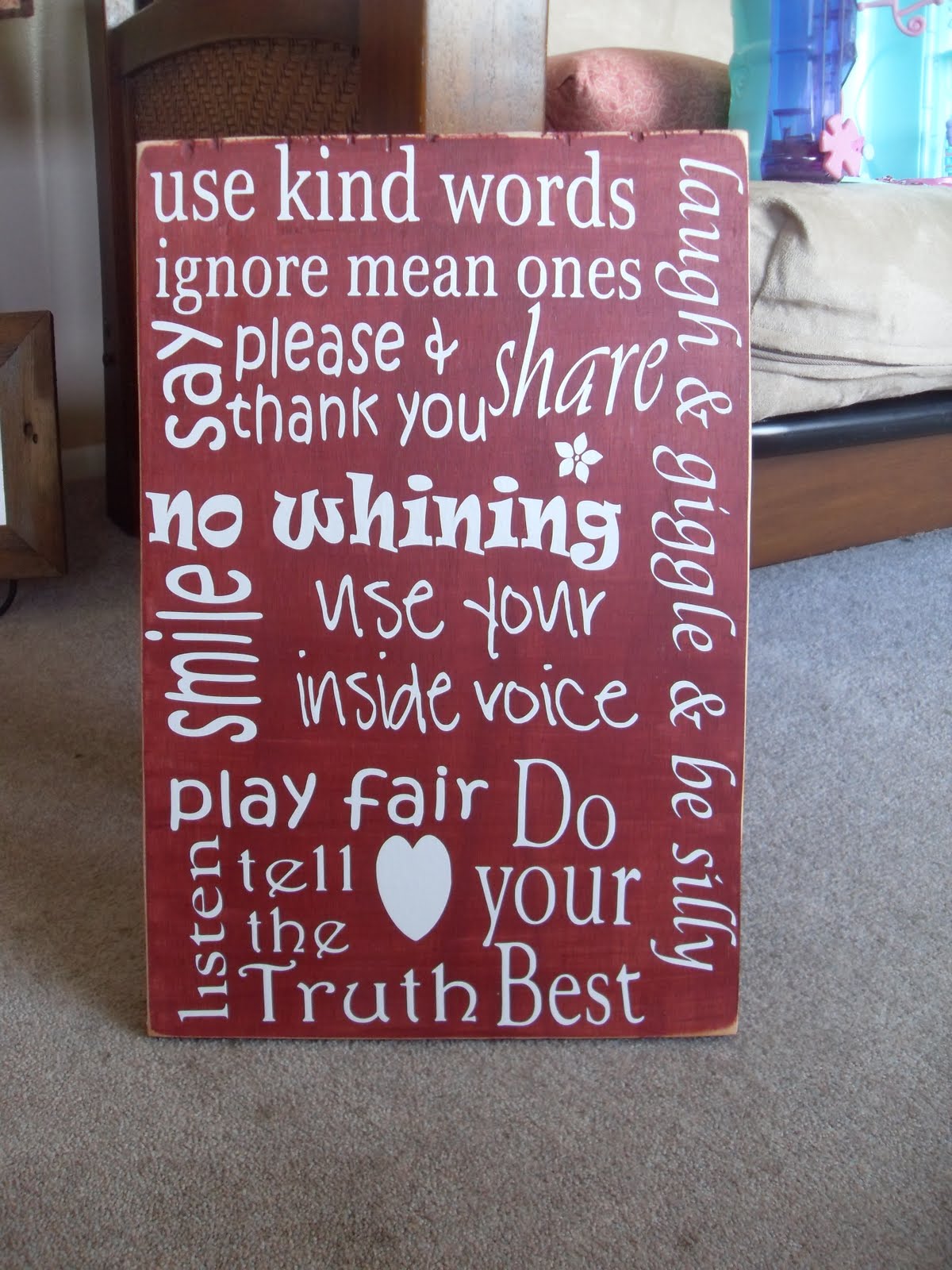 Mary's Corner: Classroom Rules sign/Teacher Gift
