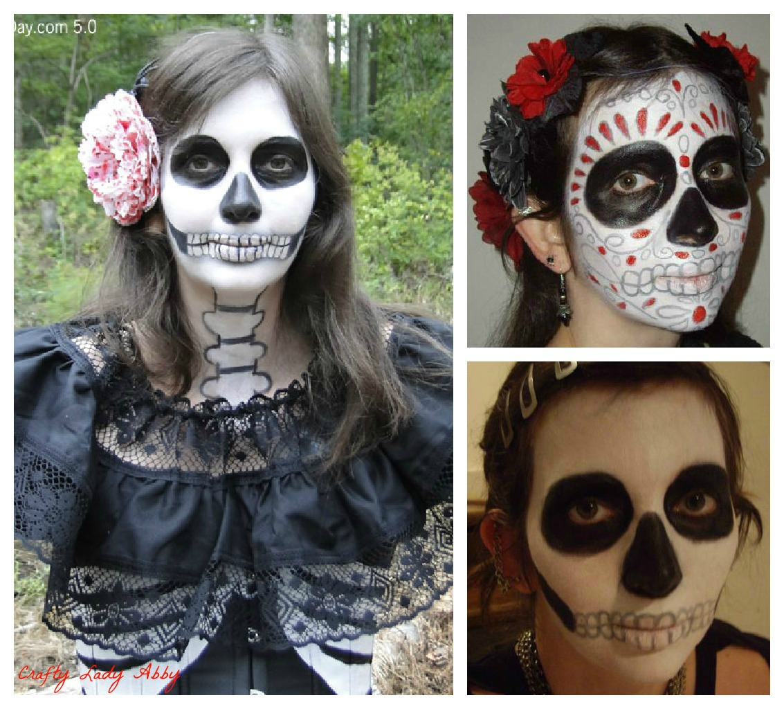 Day Of The Dead Skull Makeup
