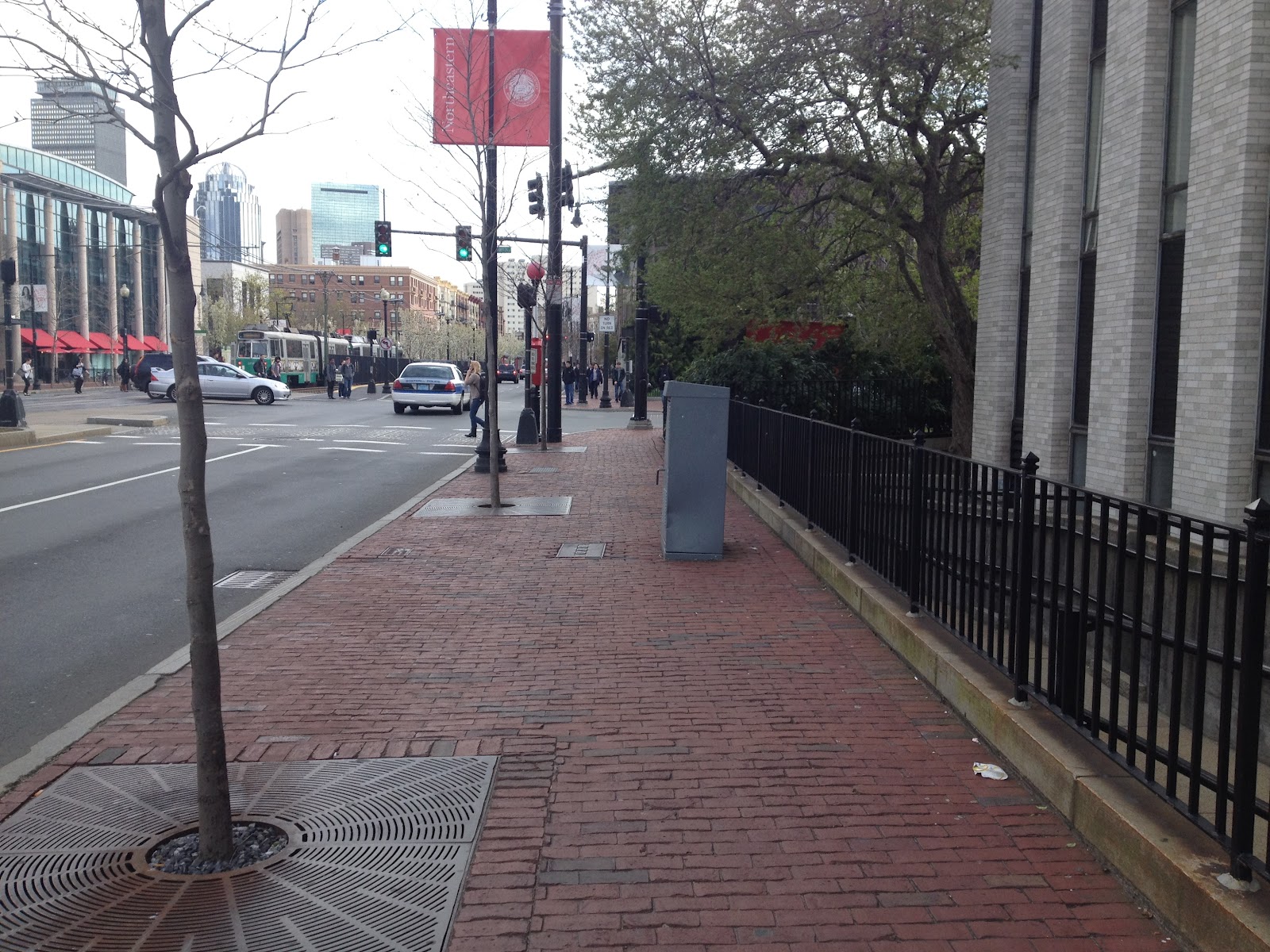 Calm Streets Boston: Sidewalk Buffer Zones