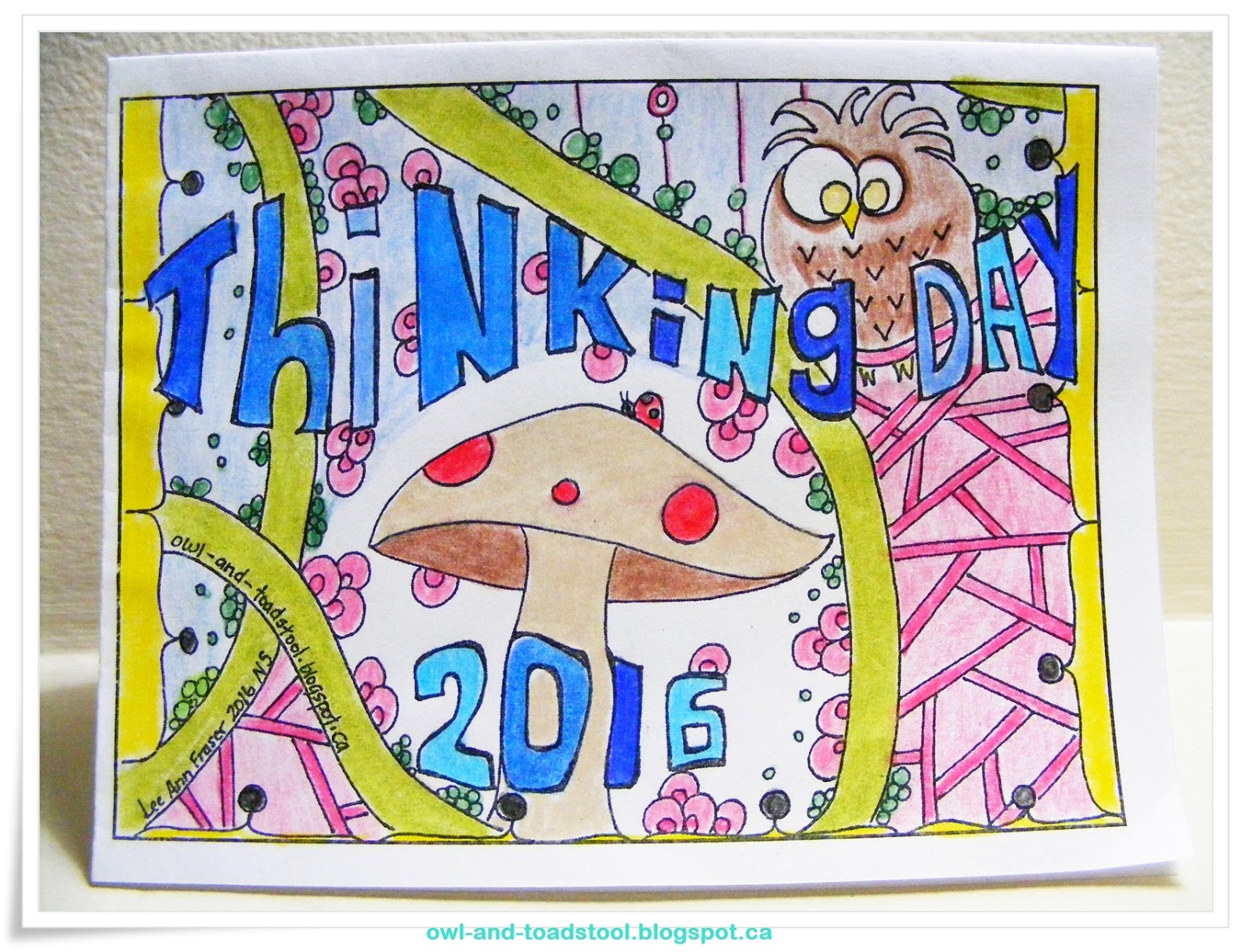 Owl & Toadstool: Doodle- Thinking Day Connect 2016