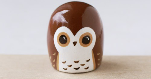 My Owl Barn: Jamie Ferraioli: Miniature Owl Figurines