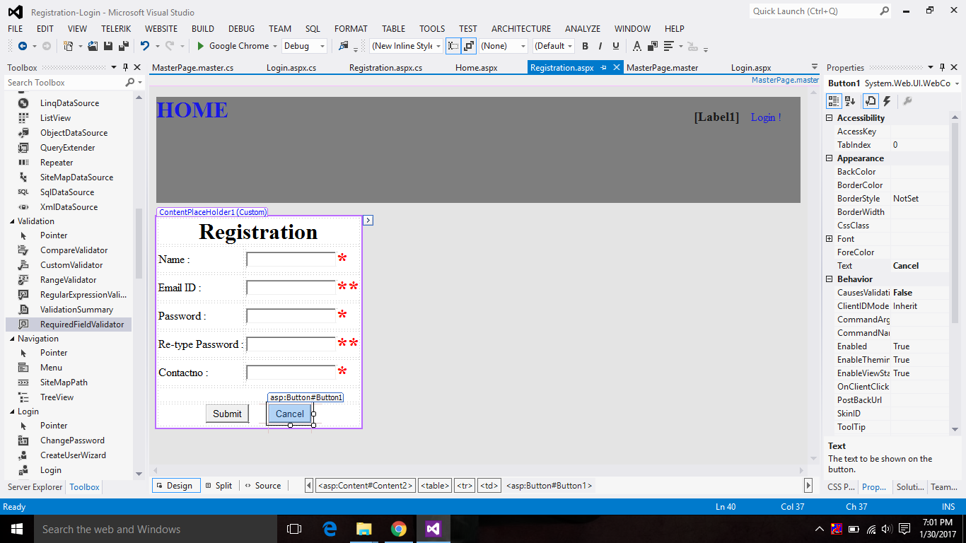.Net Funda: How to create Registration and Login Forn in asp.net using ...