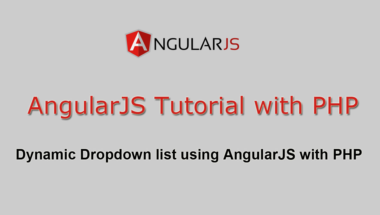 Dynamic Dropdown list using AngularJS with PHP | Webslesson Dynamic Dropdown list using AngularJS with PHP | Webslesson