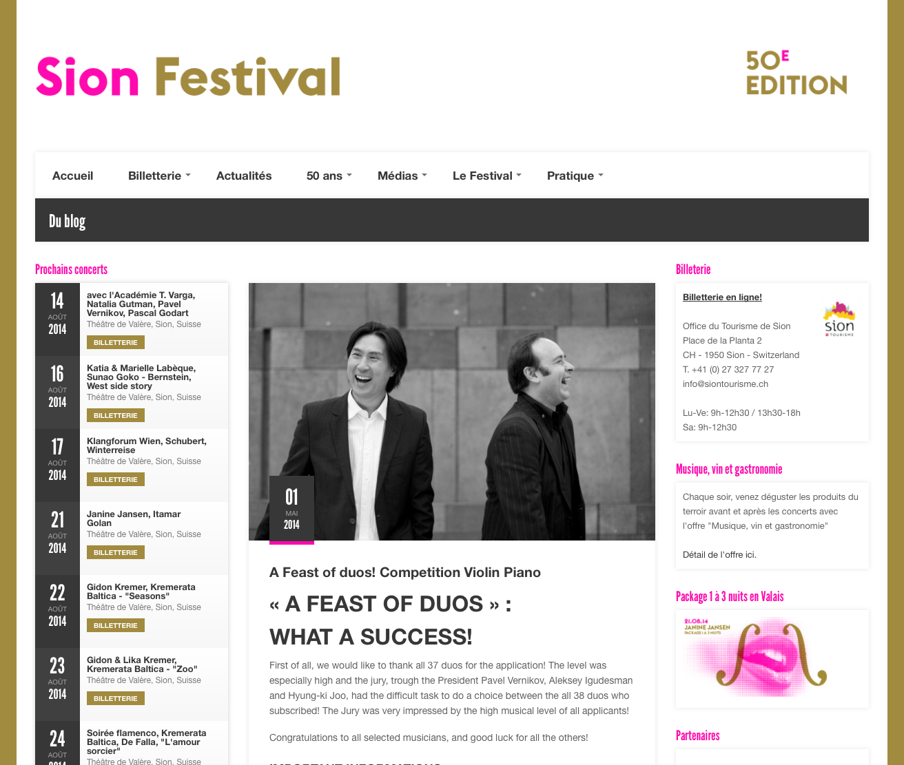 Cristian Fatu Official Website: 2014