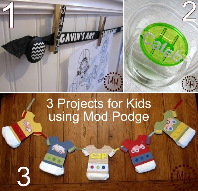8 Mod Podge Projects {Kid & Holiday Ideas} - The Scrap Shoppe