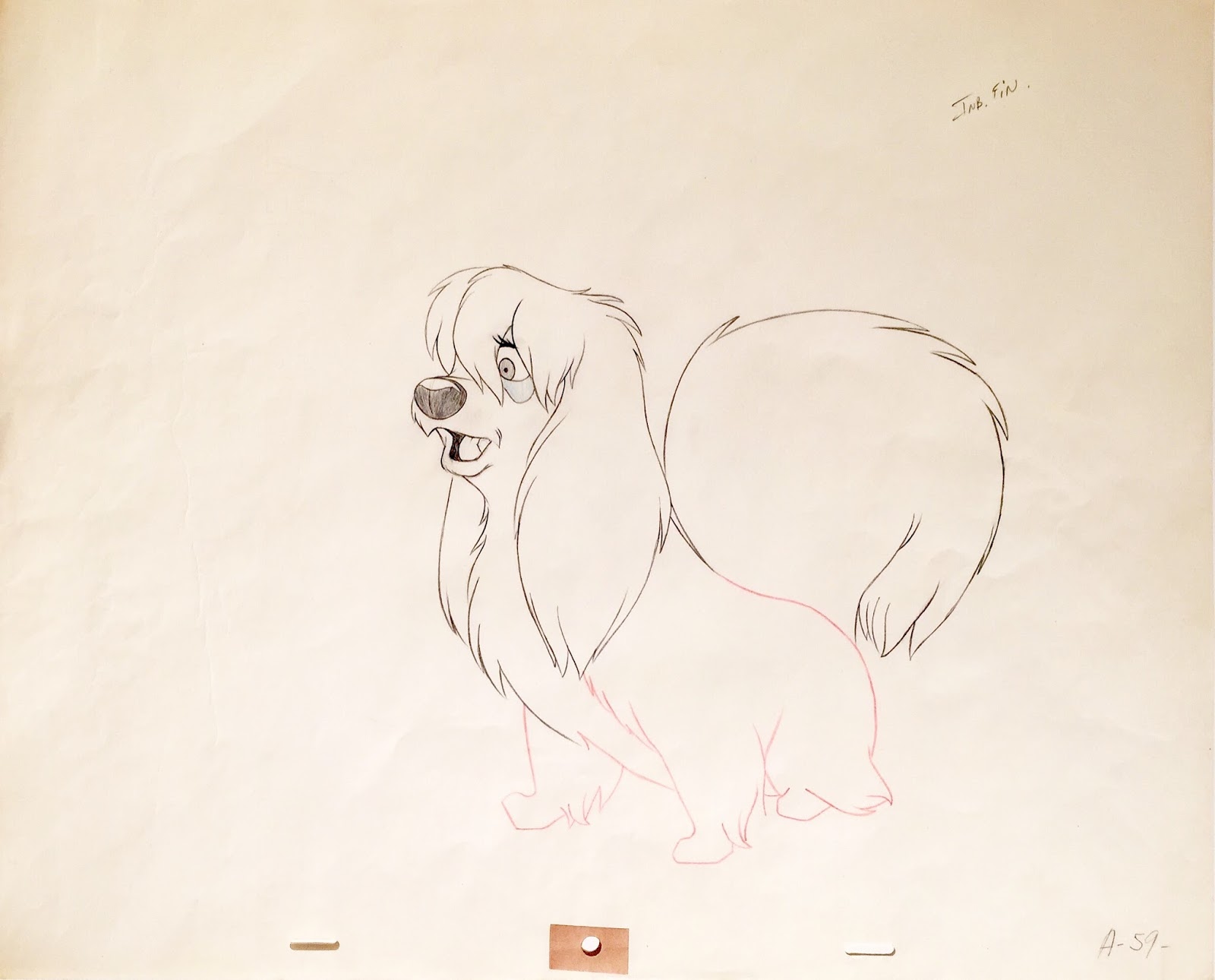 Animation Collection: Original Production Animation Drawing of Peg from ...