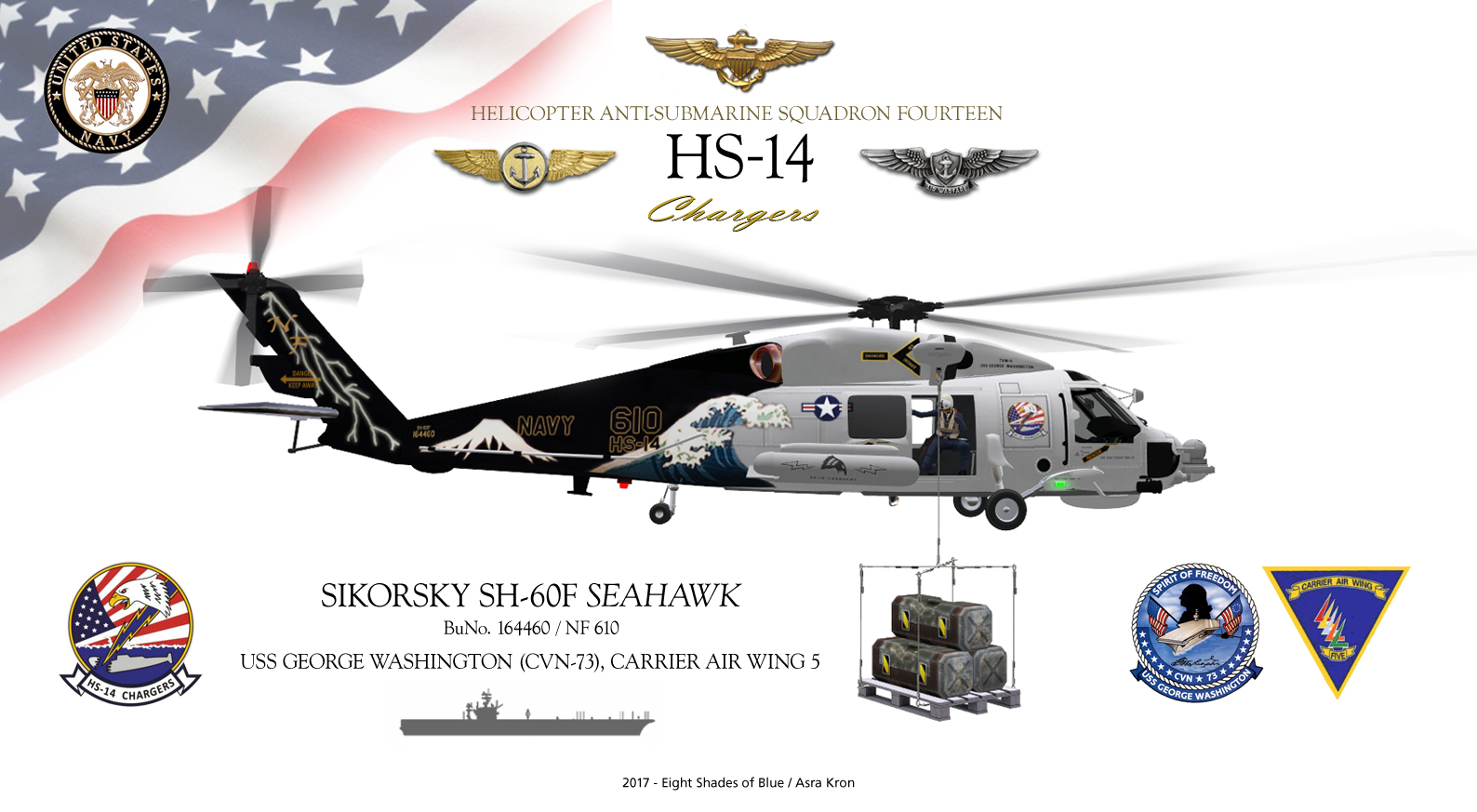 Eight Shades of Blue: Project SH-60F Oceanhawk 2017