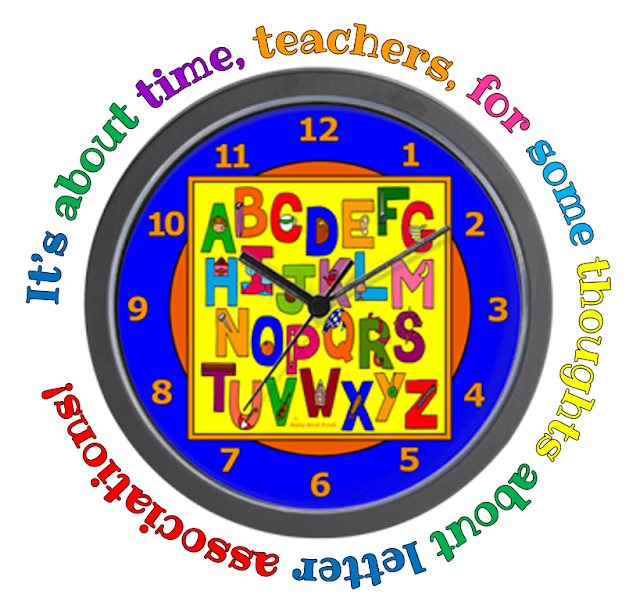 It's About Time, Teachers!: Alphabet Letter Associations