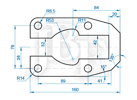 AutoCAD para todos: Solución Ejercicio Propuesto 06 - AutoCAD Básico