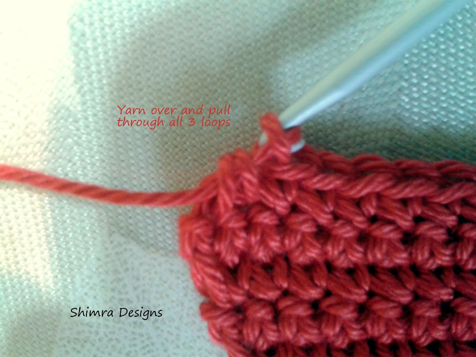 Shimra Designs: Photo Tutorial: How to Crochet a Triangle and a Diamond ...