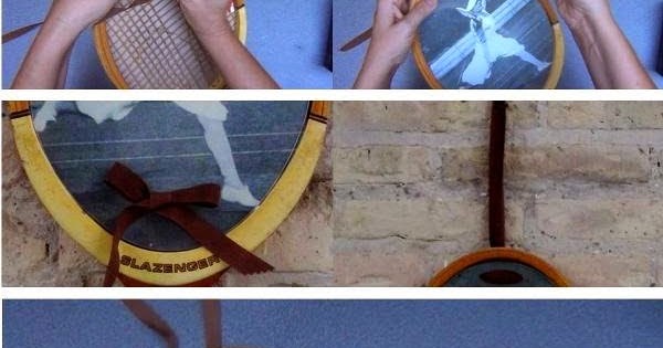 EL MUNDO DEL RECICLAJE: DIY recicla una raqueta de tenis